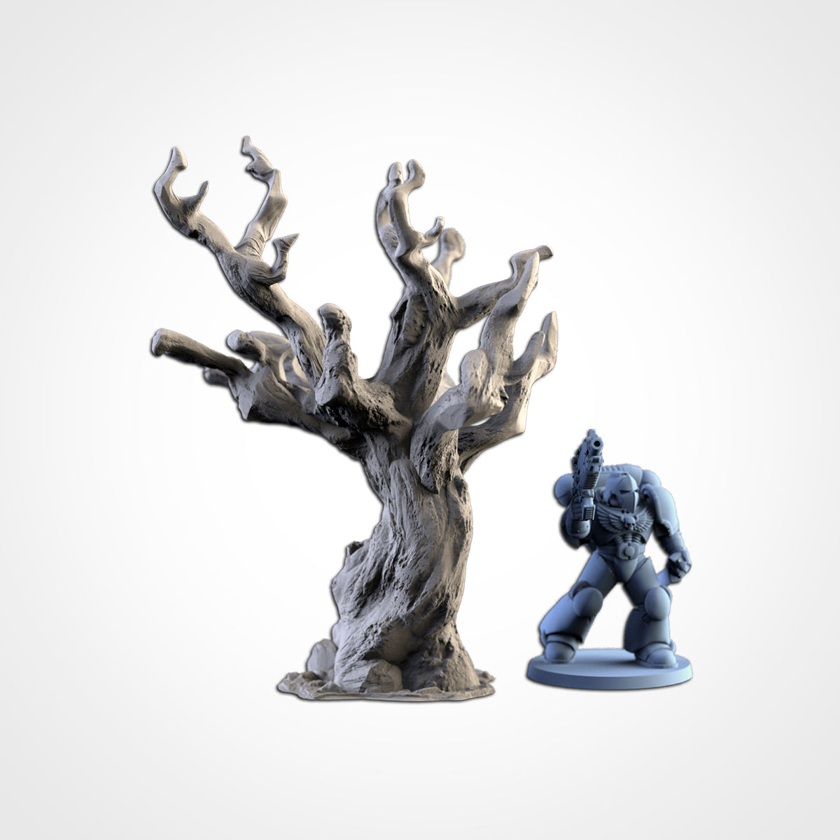 Dead Trees Terrain – 3D Printed Scenery for Warhammer & DnD – Pandem ...