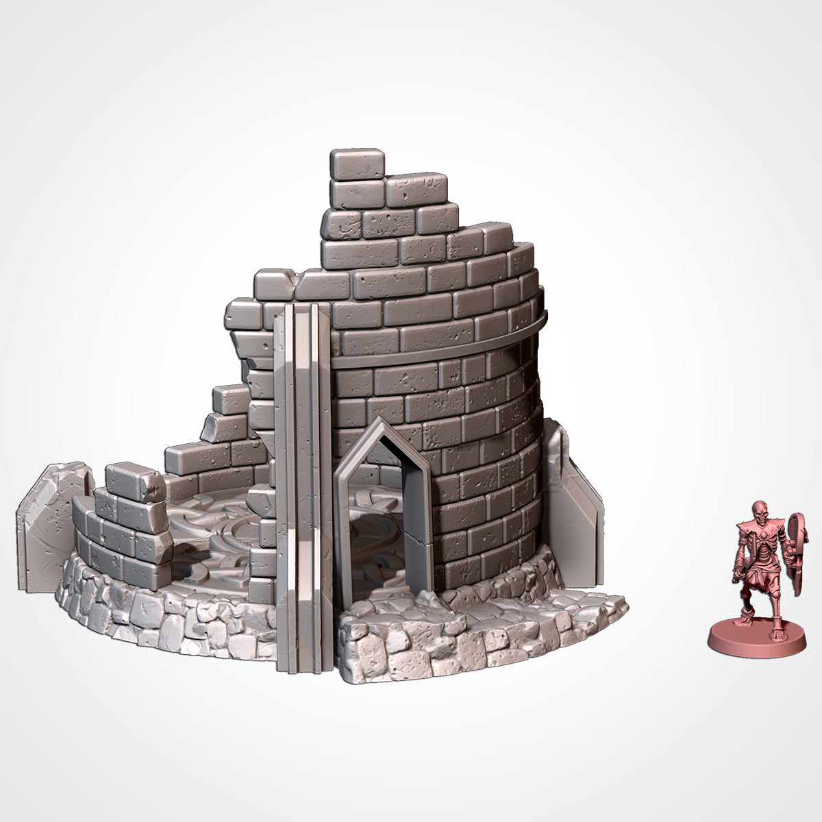 Dwarven Tower Terrain – 3D Printed Scenery for Warhammer & DnD – Pandem ...