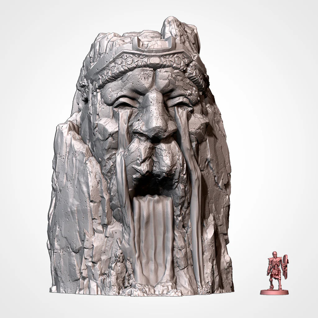 Dwarven Mountain Terrain – 3D Printed Scenery for Warhammer & DnD ...
