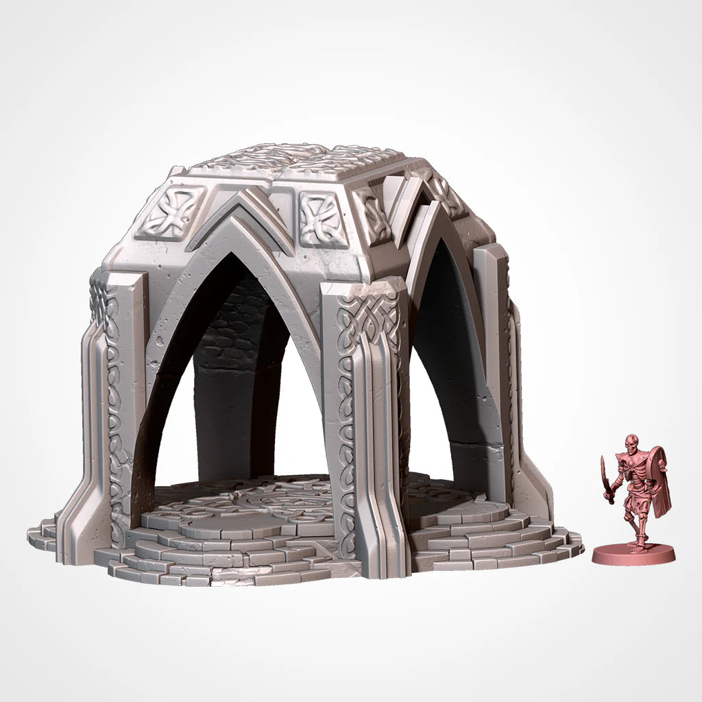 Dwarven Altar Terrain – 3D Printed Scenery for Warhammer & DnD – Pandem ...