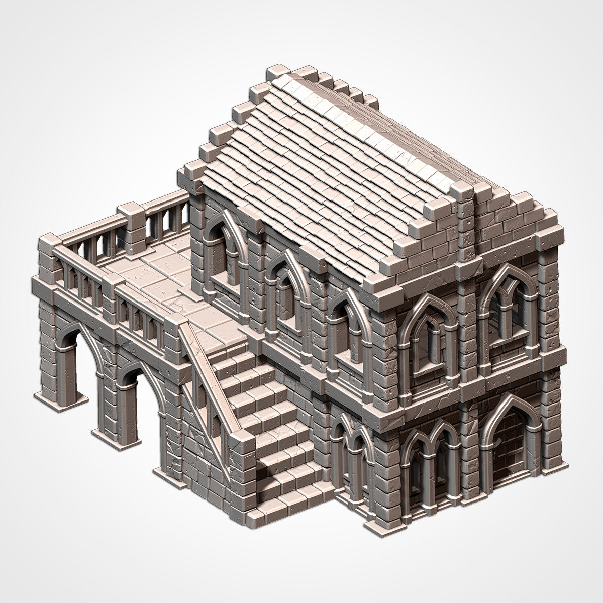 Gothic Mansion Terrain – 3D Printed Scenery for Warhammer & DnD ...