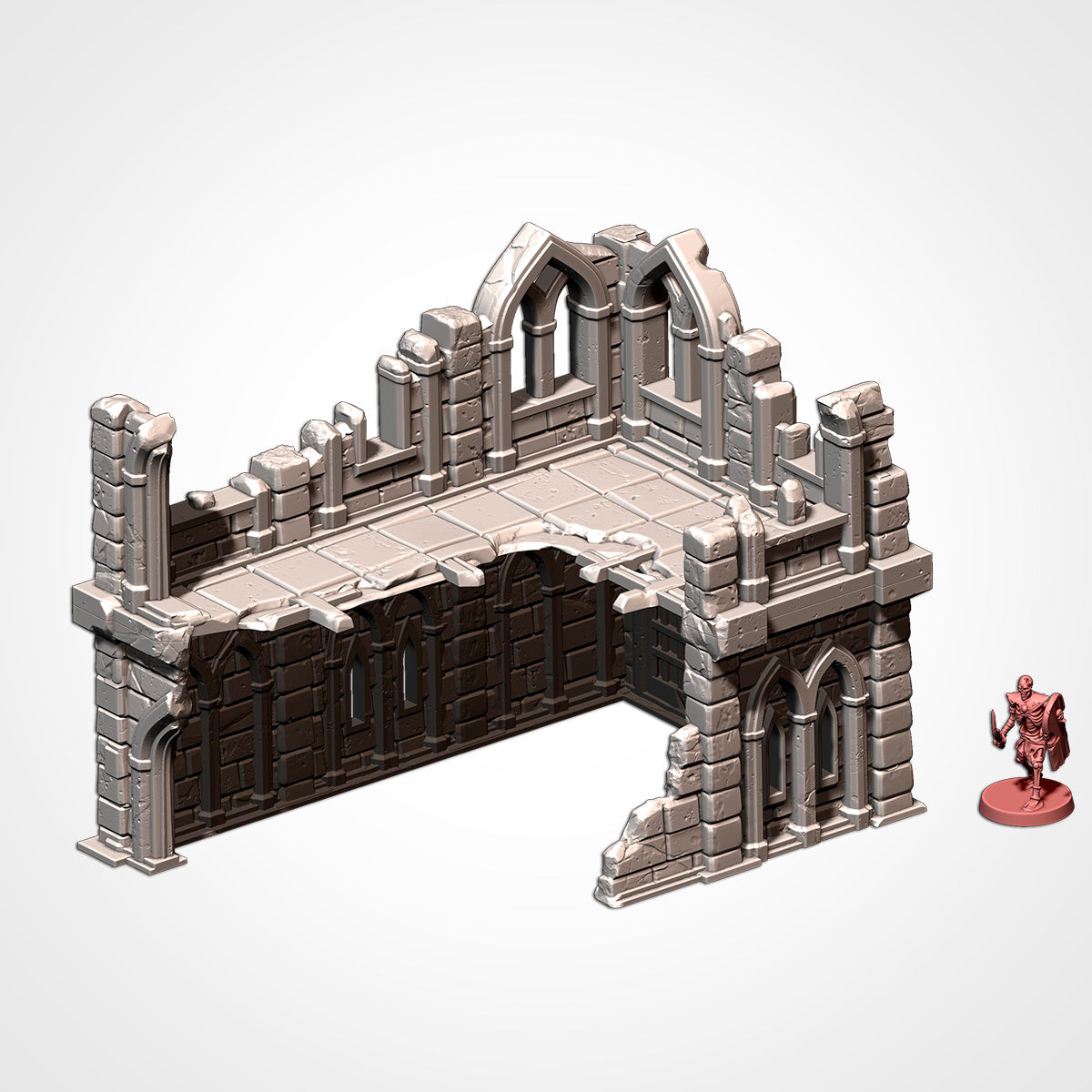 Gothic Ruins Terrain – 3D Printed Scenery for Warhammer & DnD – Pandem ...