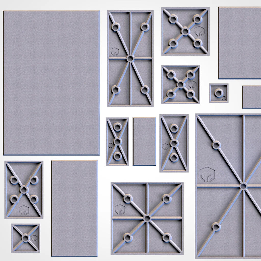 Square Bases – 3D Printed Basing for Warhammer & DnD – Pandem Wargaming