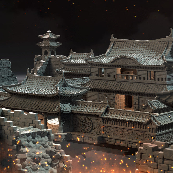 Sunrise Castle The Keep Terrain – 3D Printed Scenery for Warhammer ...