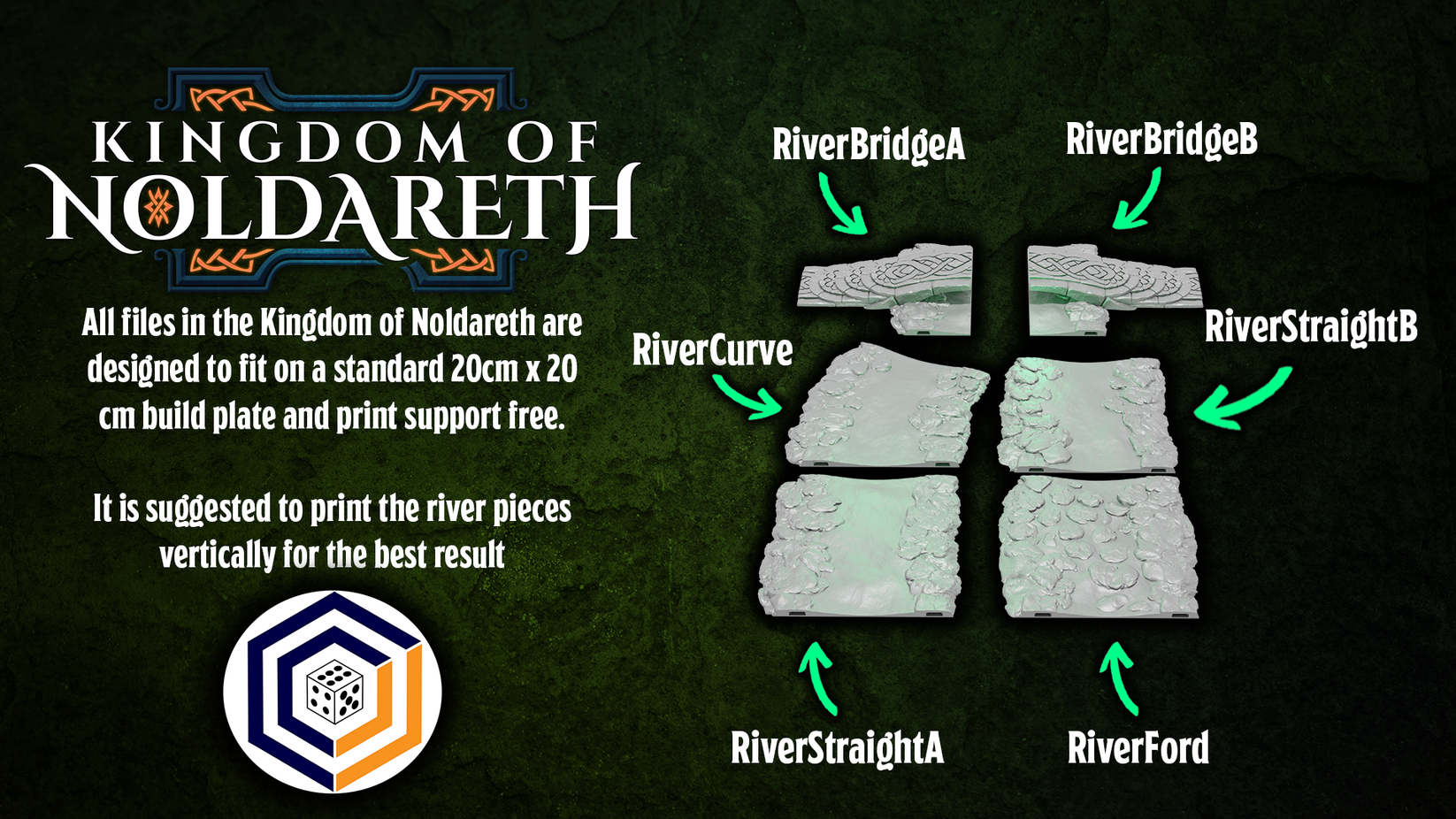 Rivers – Kingdom of Noldareth Terrain for Warhammer & DnD – Pandem ...