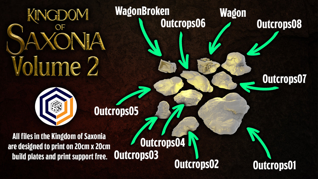 Rocky Outcrops – Kingdom of Saxonia Terrain for Warhammer & DnD ...