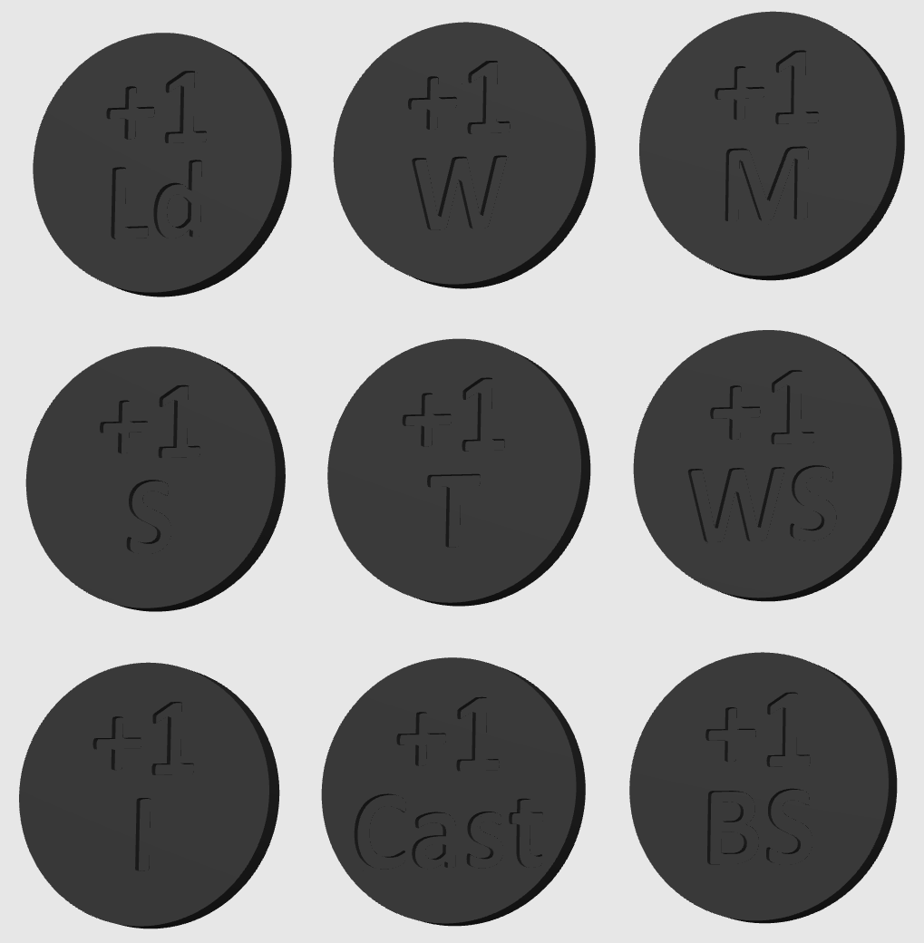 Warhammer Tokens – 3D Printed Tokens for Warhammer 40k, TOW, AoS ...