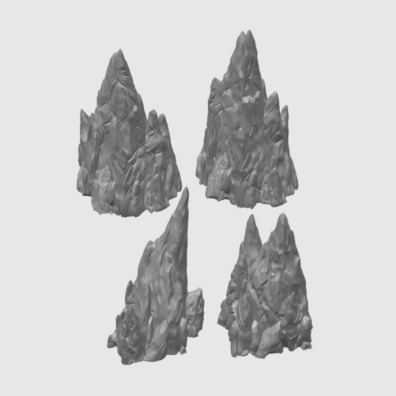 Tormented Spikes Terrain – 3D Printed Scenery for Warhammer & DnD ...