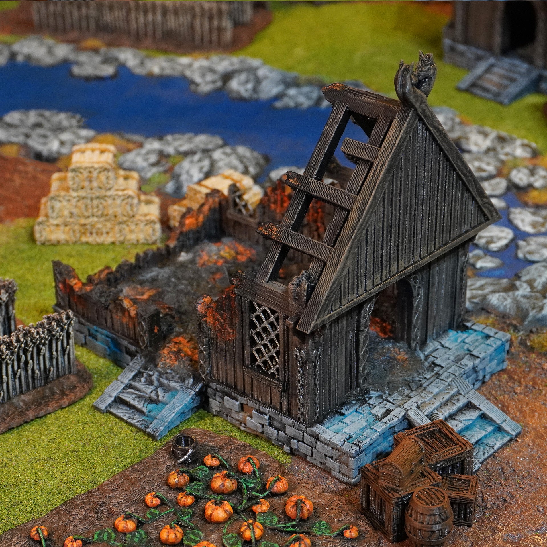 Warrior’s House Ruin – Kingdom of Saxonia Terrain for Warhammer & DnD ...